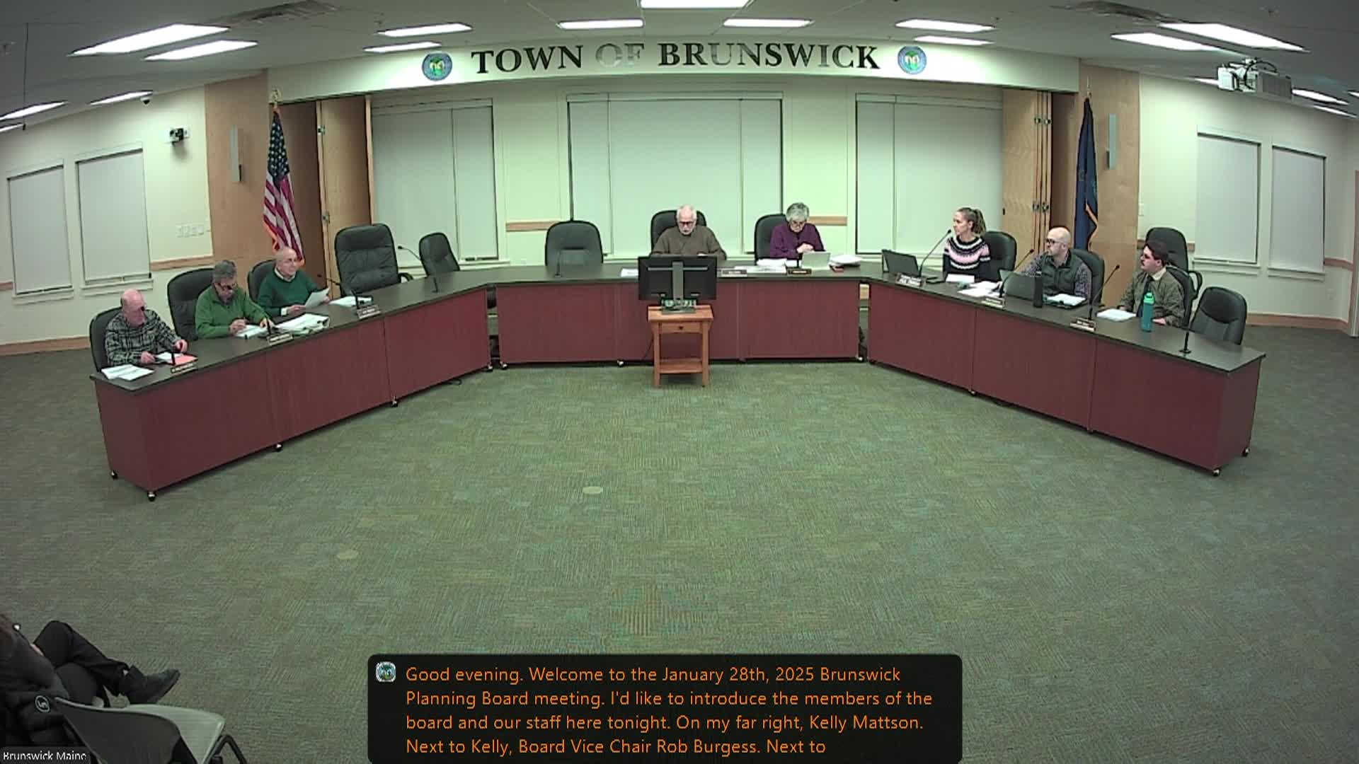 Brunswick Planning Board 1/28/25